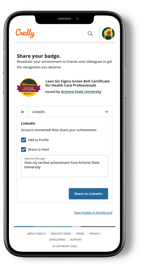 Credly Mobile Applications